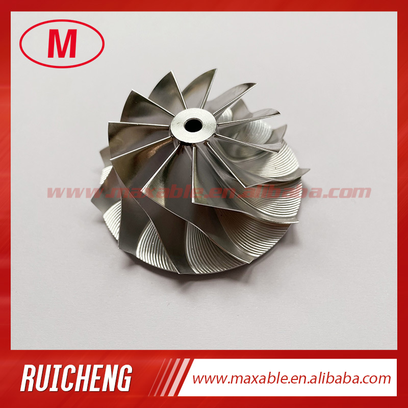 Billet Aluminum Compressor Wheel, Front KP35, 42.00mm, 56.02mm, 11+0 ...