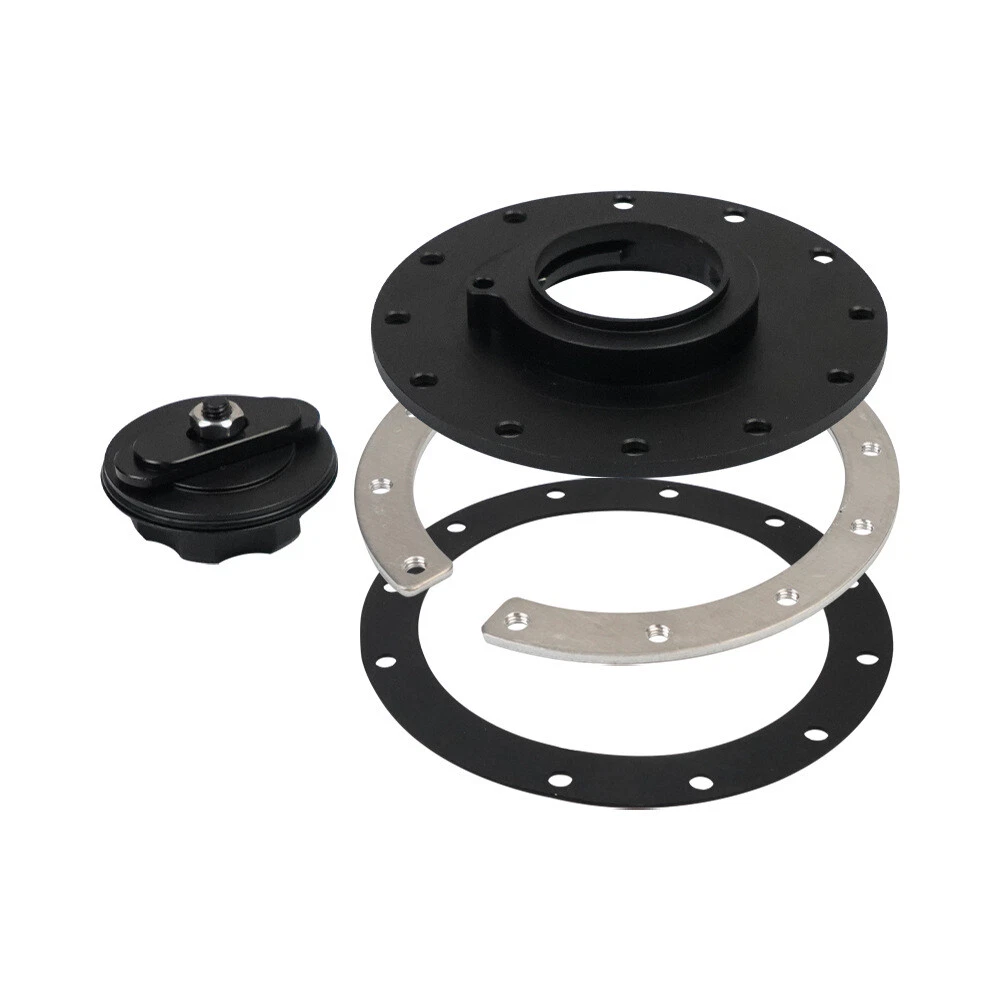 Billet Aluminum Easy Fill Fuel Cell Cap with 12 Bolting Holes Cell Bung ...
