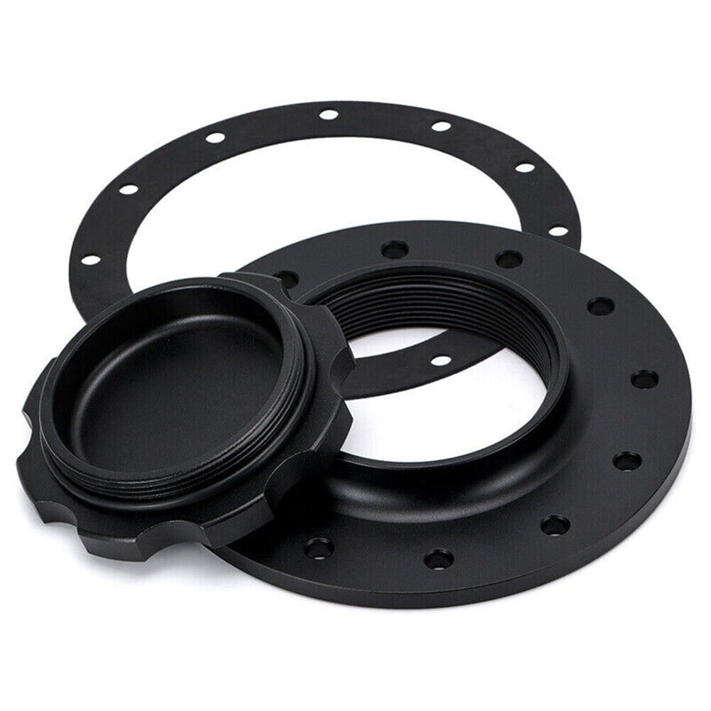 Billet Aluminum Easy Fill Fuel Cell Gas Cap With 12 Hole Cell Bung ...