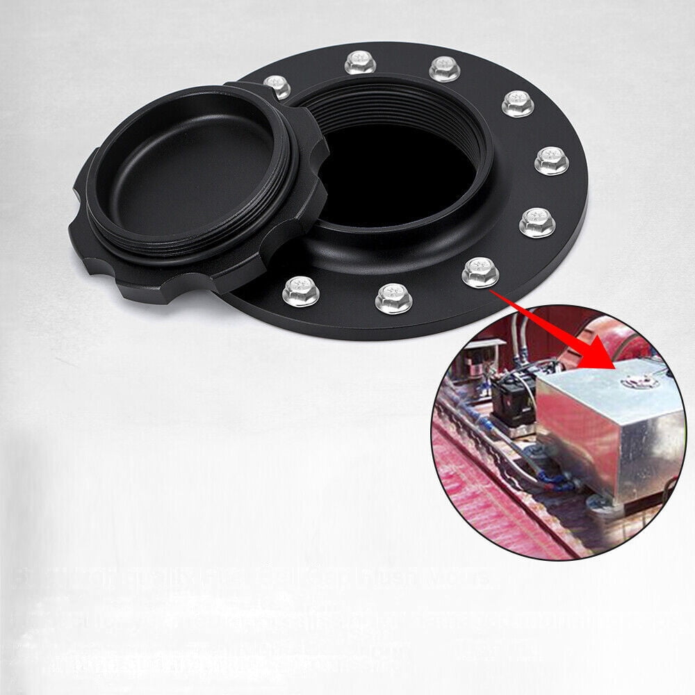 Billet Aluminum Easy Fill Fuel Cell Gas Cap With 12 Hole Cell Bung ...