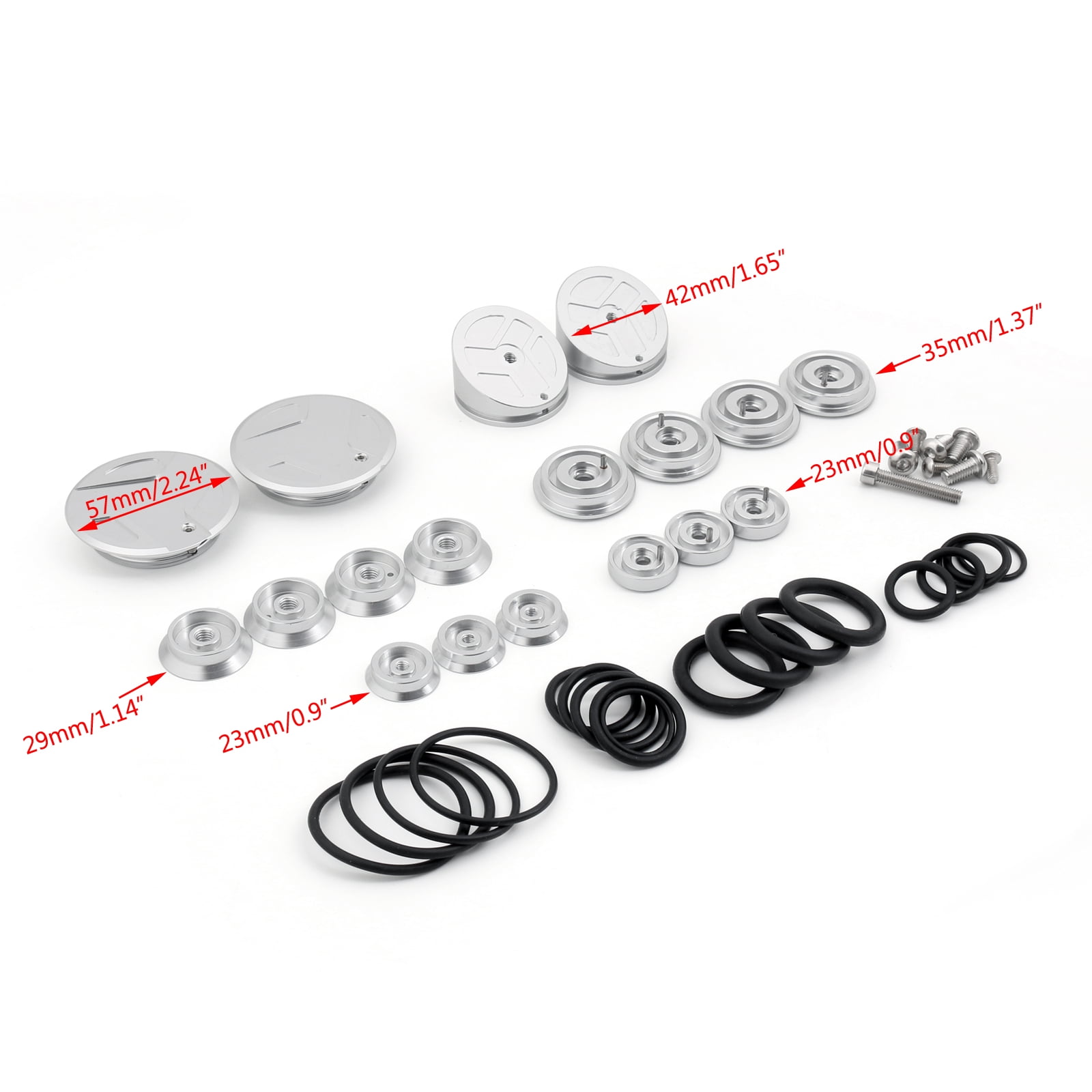 Billet Aluminum Frame Plug Kit For BMW R1200GS LC Adv 2013-2019 ...