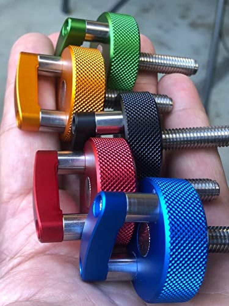 Billet Aluminum JKU Hard Top Quick Removal Fastener Thumb Screw ...