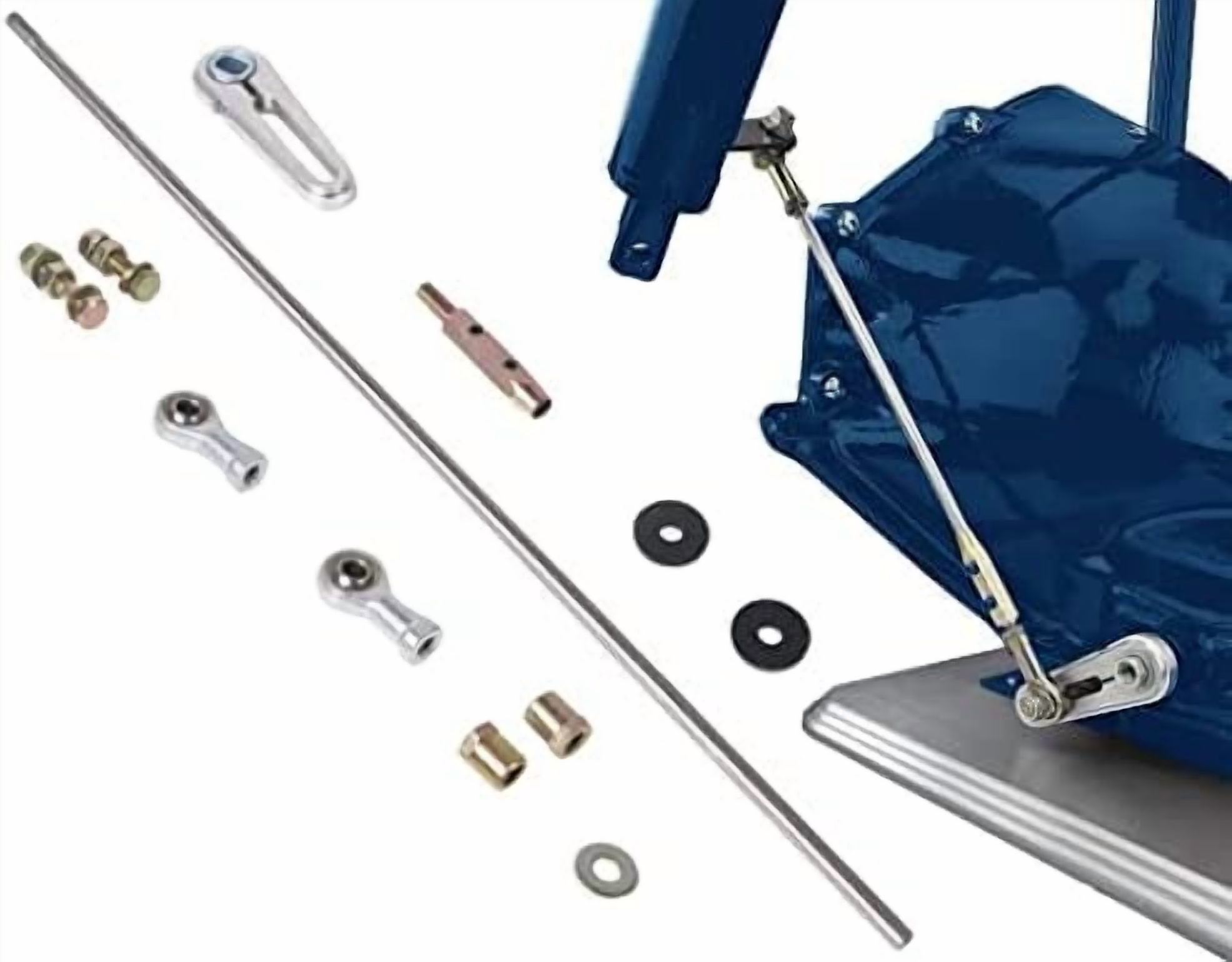 Billet Aluminum Shift Transmission Column Linkage Kit Compatible with GM TH200, TH350, TH400 ...