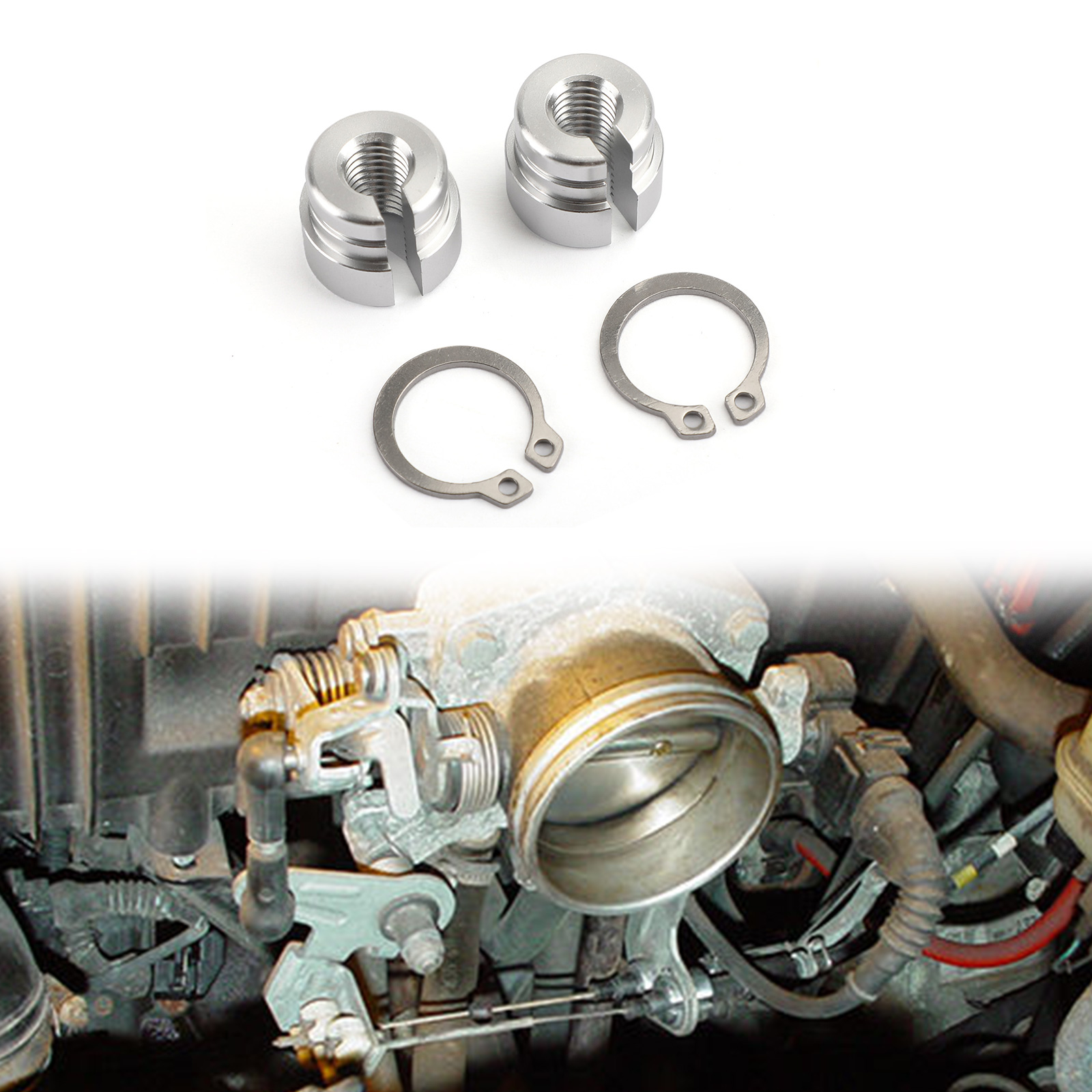 Billet Aluminum Throttle Bushing For BMW E30 E34 E28 E39 E36 M20 M30 ...