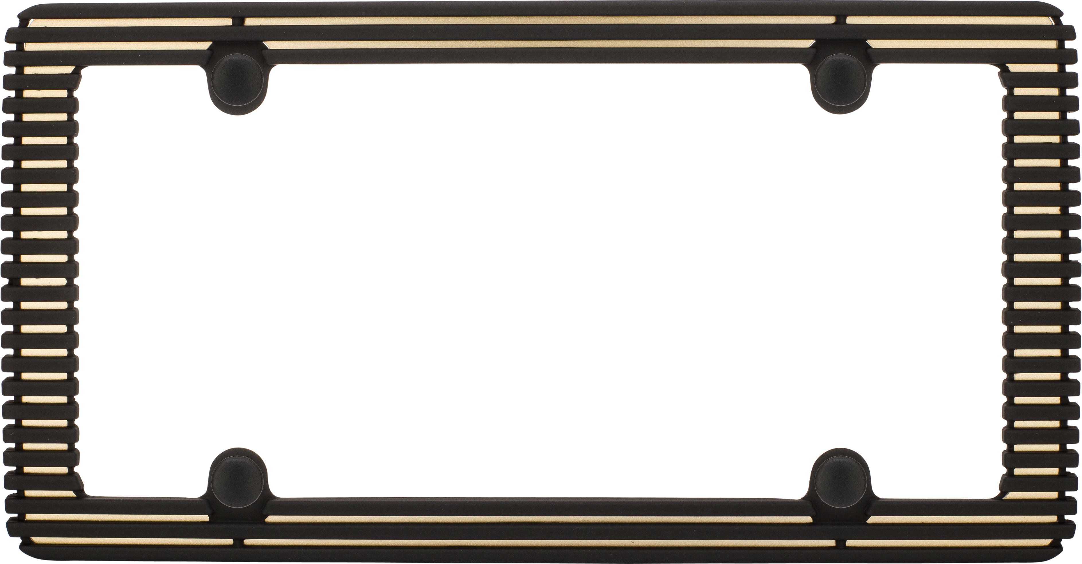 Billet, Flat Black/Matte Gold w/fastener caps - Walmart.com