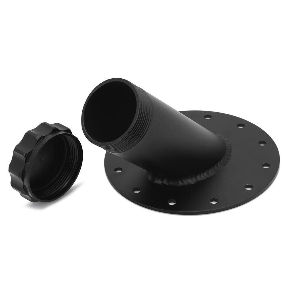 Billet Fuel Cell Fast Fill Filler Neck Aluminum 45 Degree 12 Bolt ...