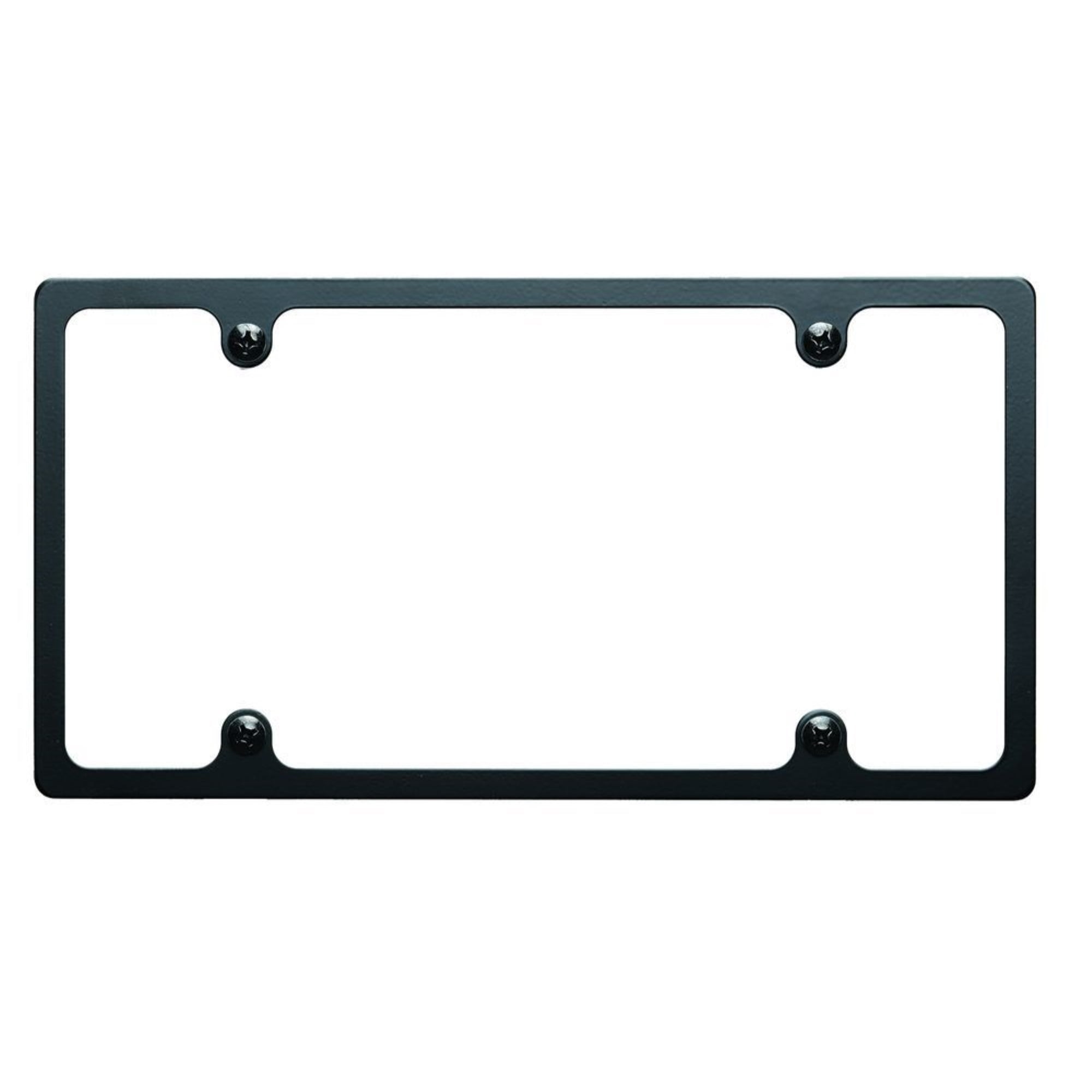 License Plate Frame Slim Line Black - Walmart.com