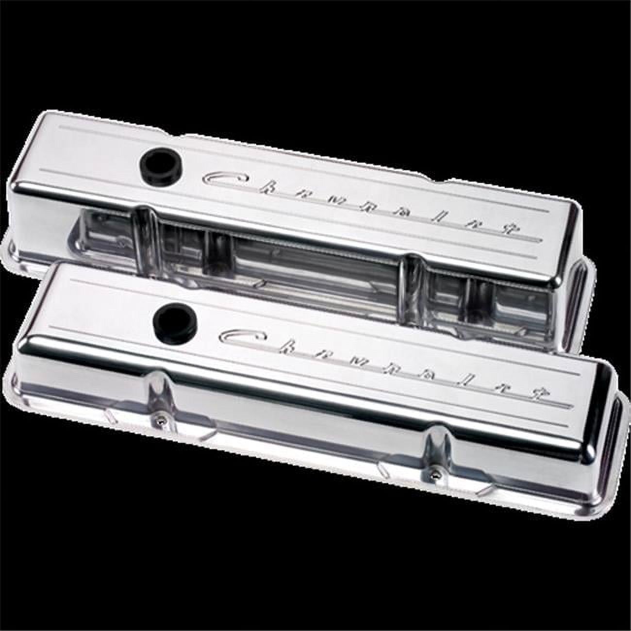 Billet Specialties 95223 Small Block Chevy Script Tall Valve Cover ...