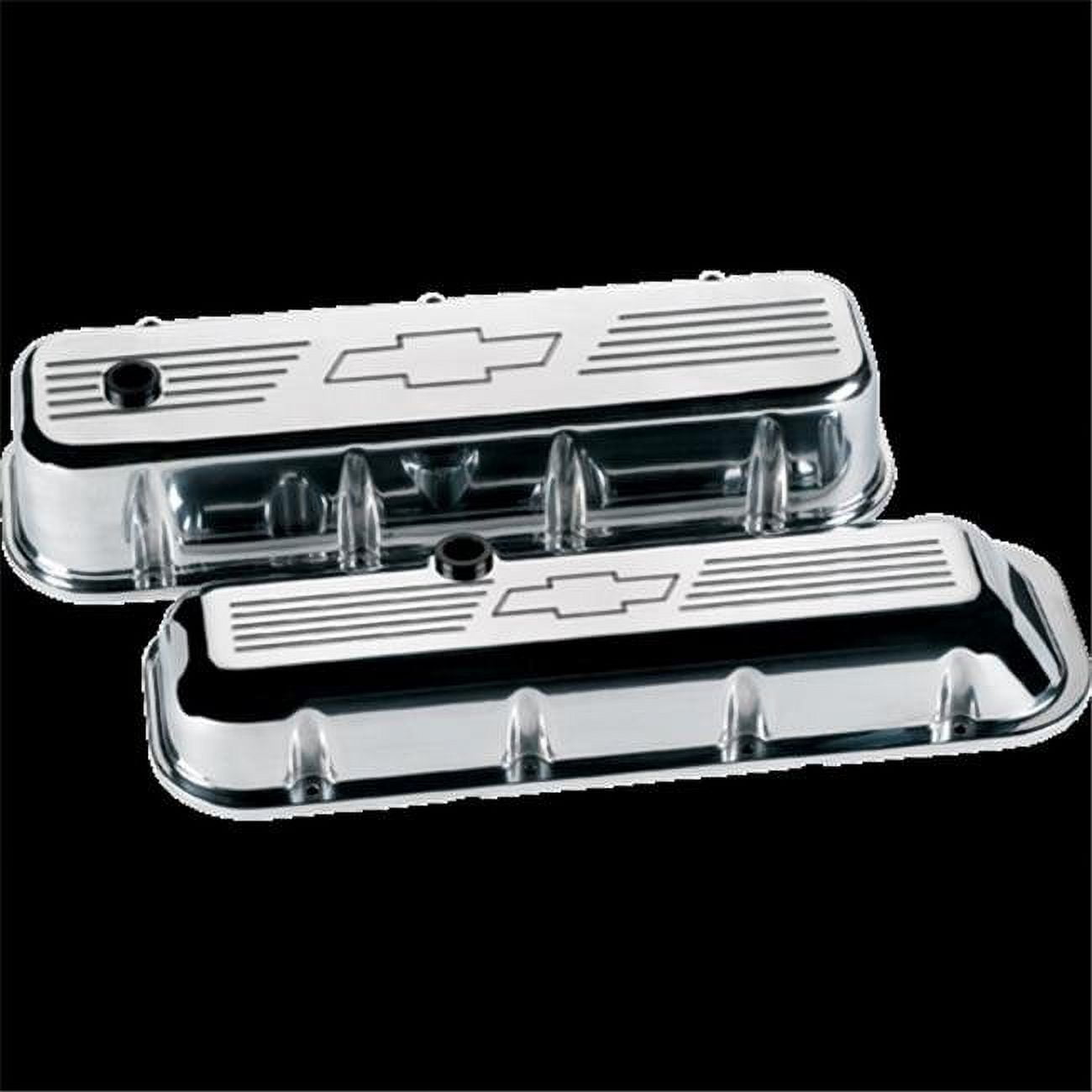 BILLET SPECIALTIES 96021 Valve Covers BBC Valve Covers Bowtie Logo ...