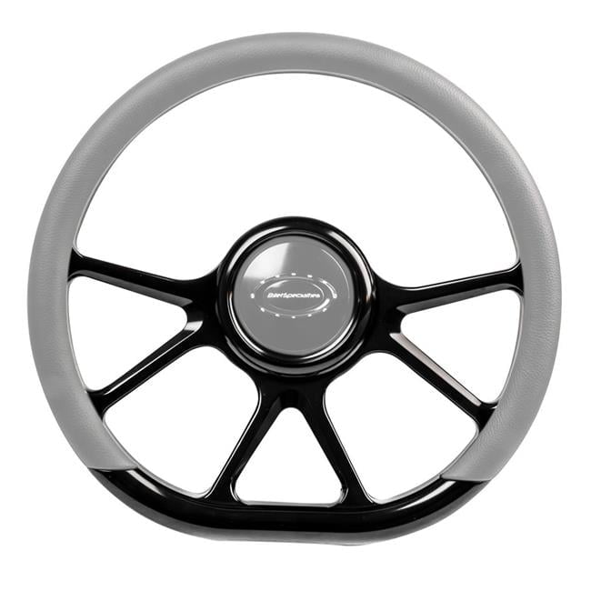 Billet Specialties BLK29475 14 in. D-Shape Prism Steering Wheel, Black ...