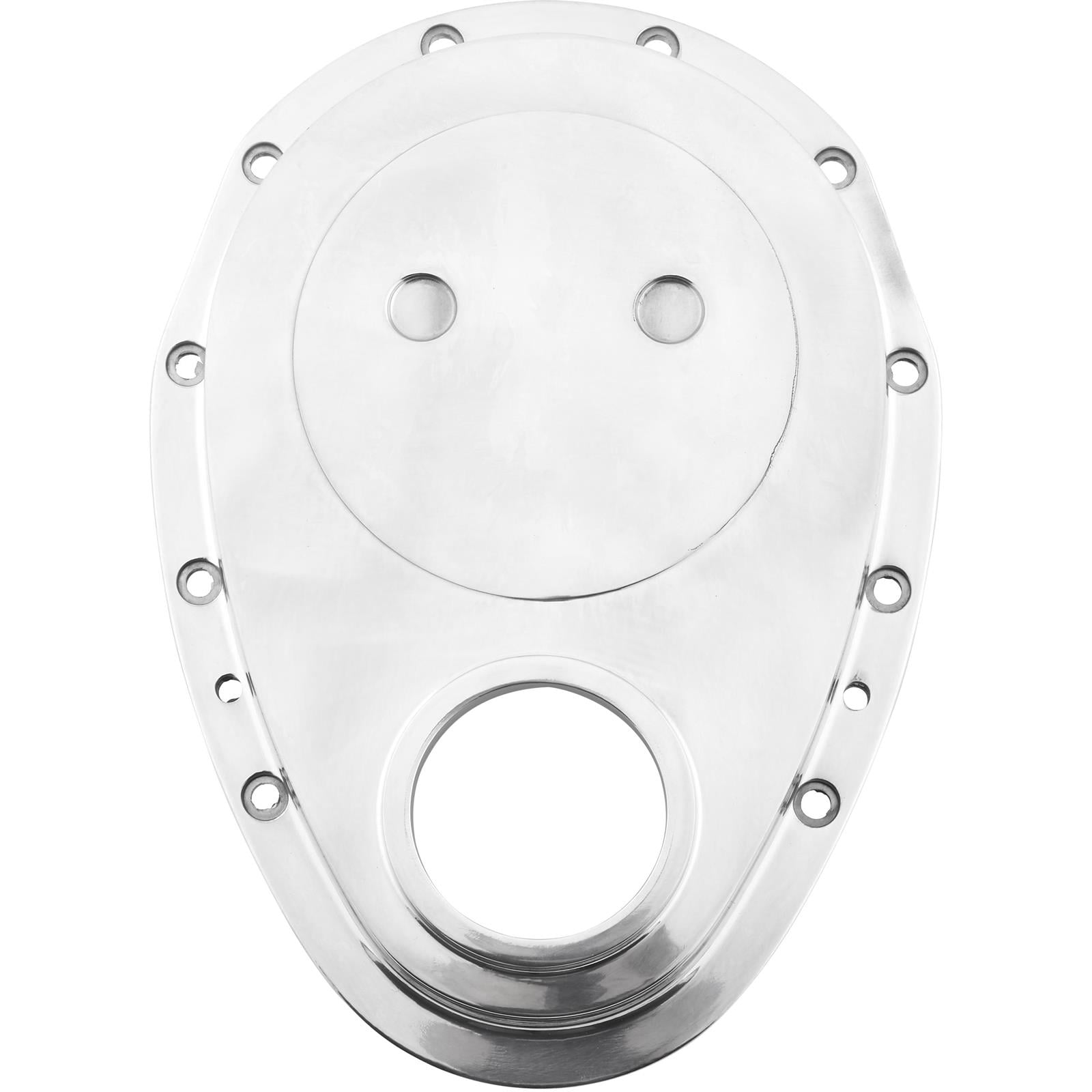 Billet-Style Small Block Chevy Aluminum Front Cover - Walmart.com