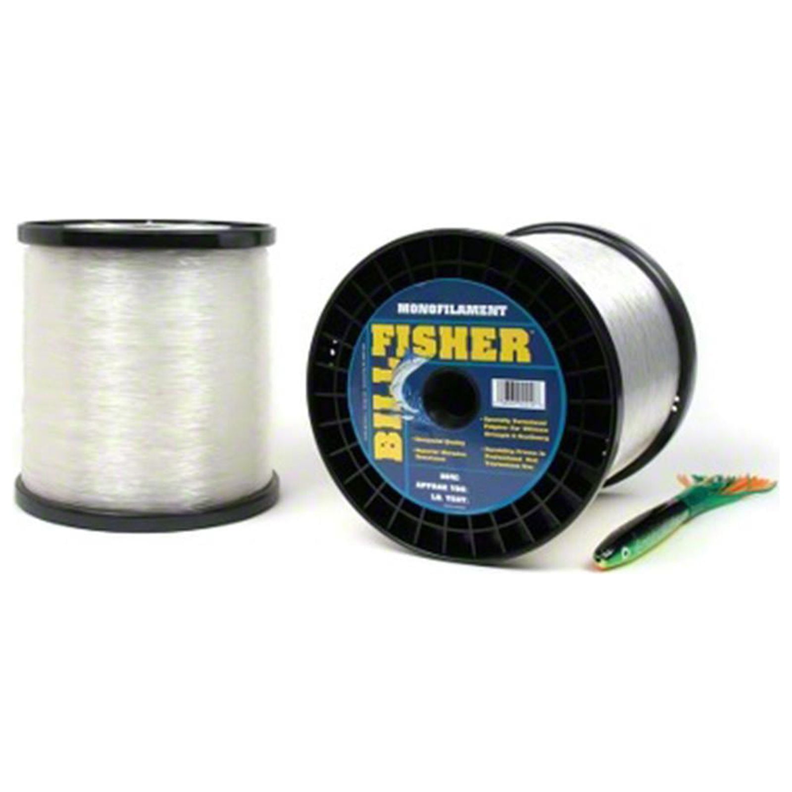 Billfisher Bulk Monofilament Line, 4lb Spool, 80lb, 2720yd, Clear ...