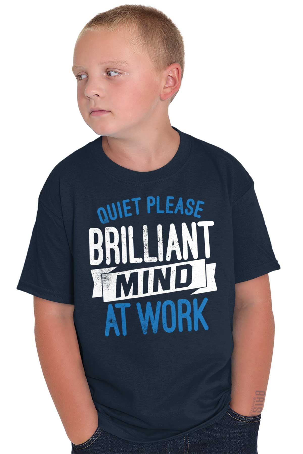 Billiant Mind Autism Awareness Crewneck T Shirts Boy Girl Teen Brisco Brands S - Walmart.com