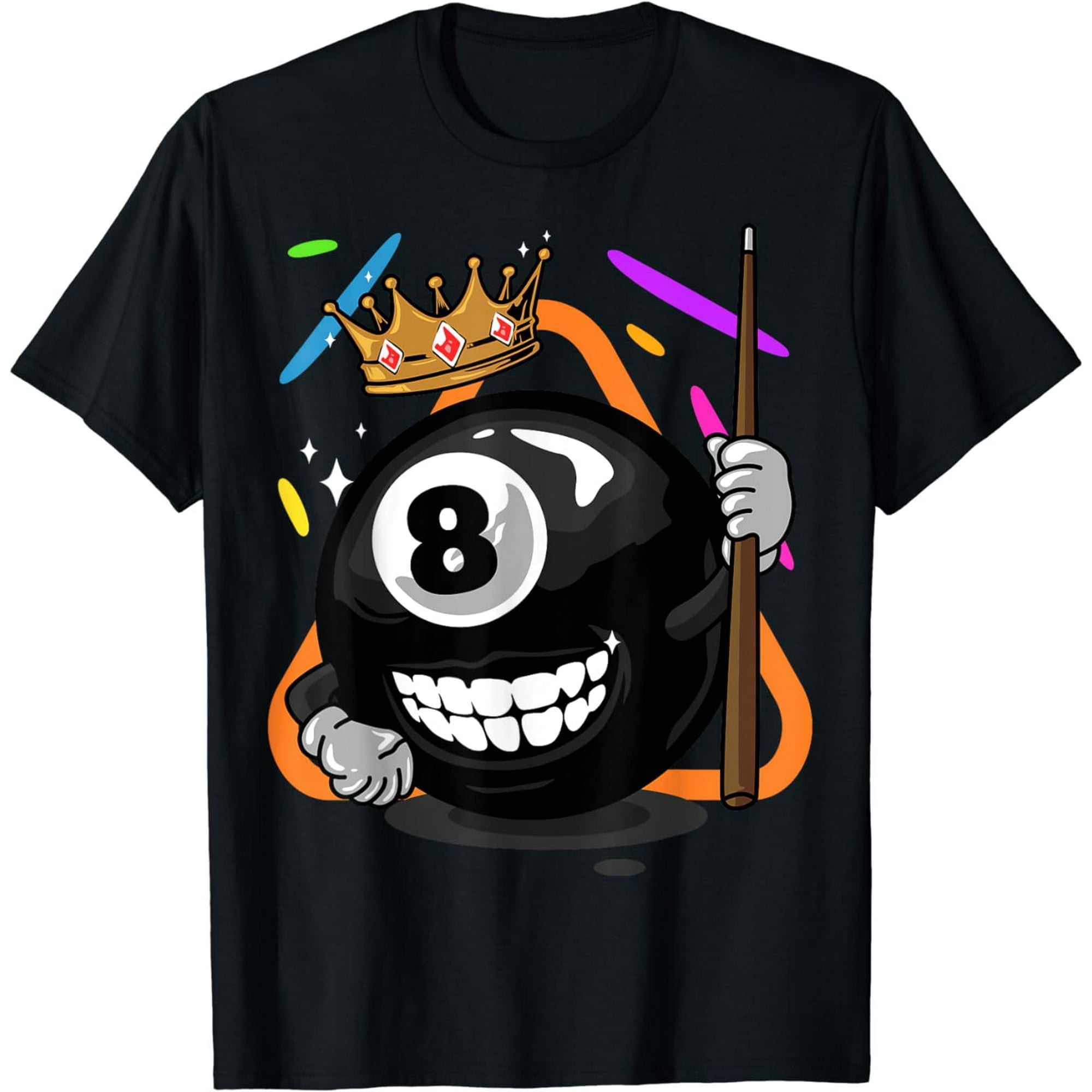 Billiard 8 Ball Pool T-Shirt - Walmart.com