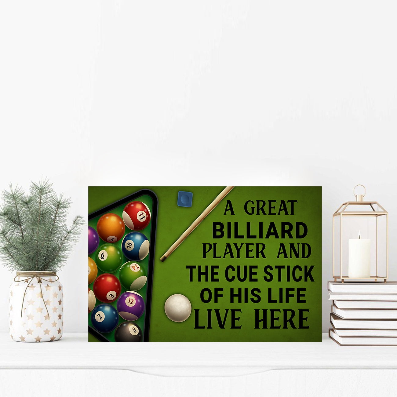 Billiard A Great Billiard Player Poster Billiard Poster Gift for ...