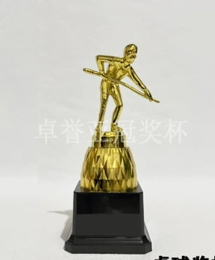 3D Pool Player Plastic Billiards Trophy Cup for Snooker, Pool ...