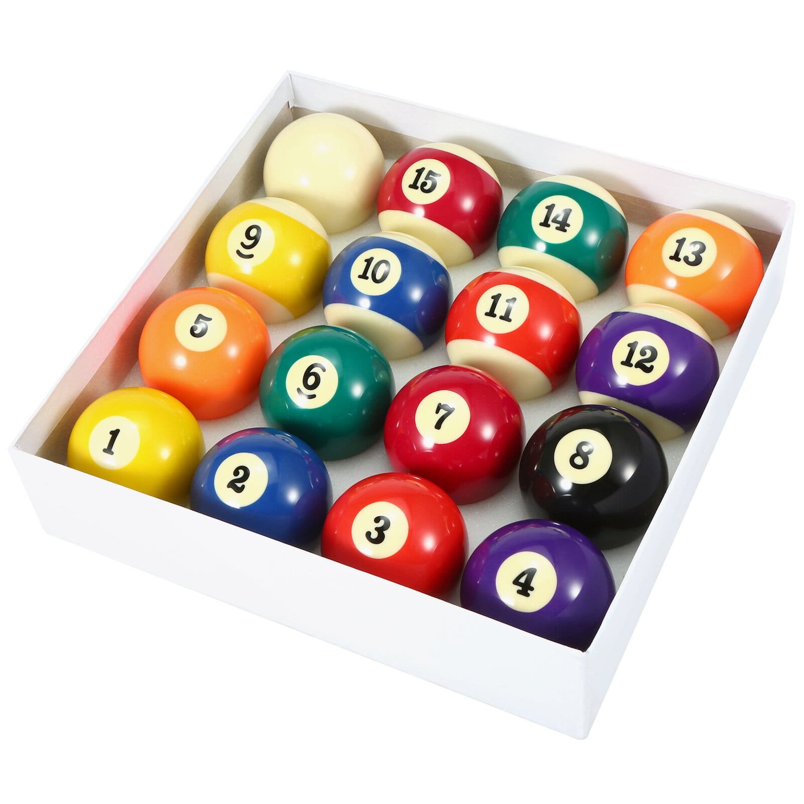 Billiard Balls,57.2mm Ball Pool Set Size American Balls Set 16 Ball ...