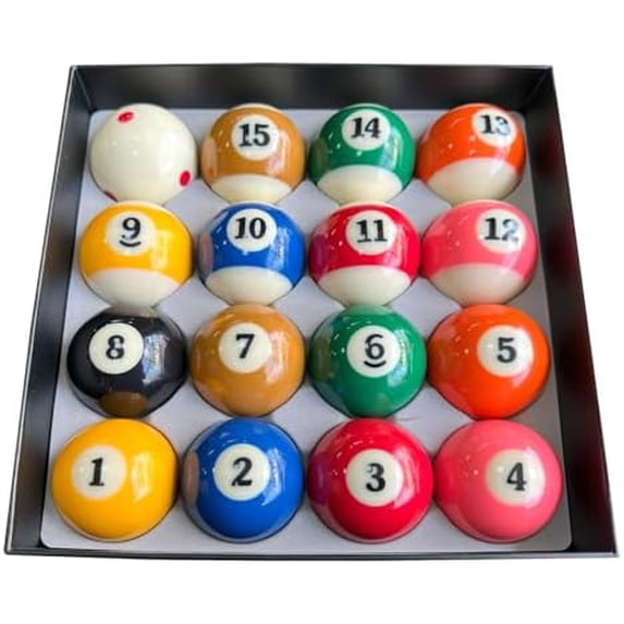 Billiard Balls Set 2-1/4" Regulation Size Pool Table Balls for ...