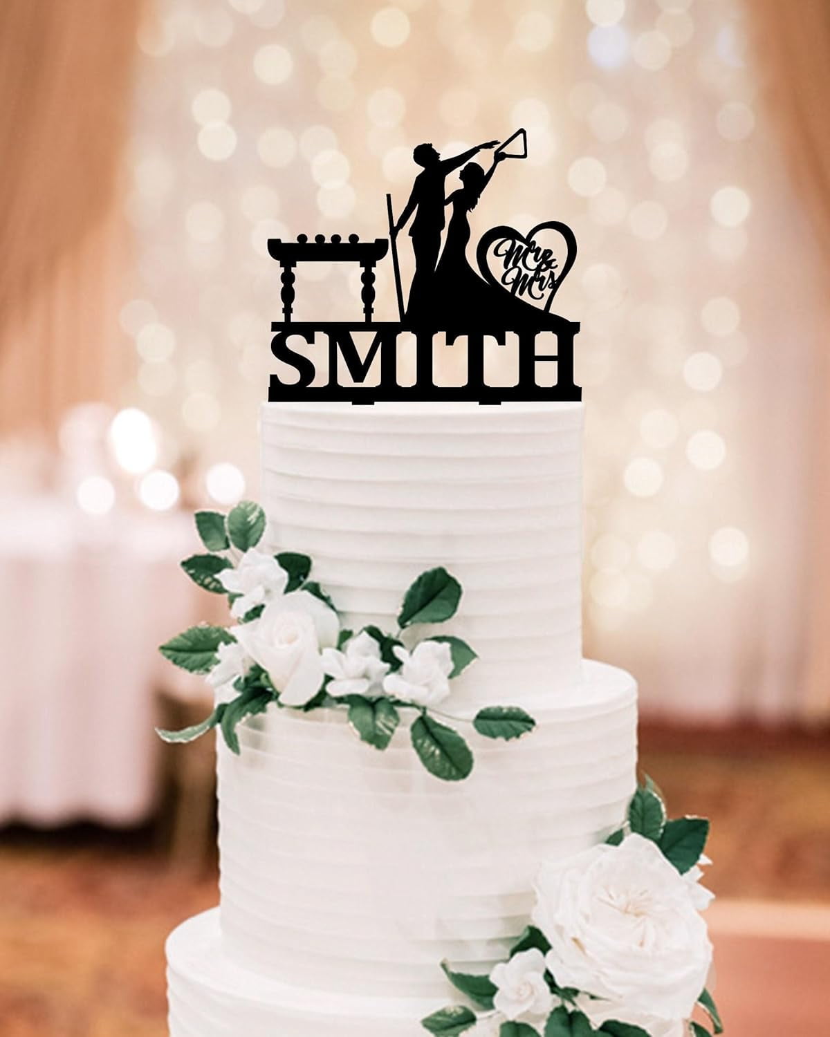 Billiard Cake Topper,Playing Billiards Mr & Mrs Couple Cake Topper ...