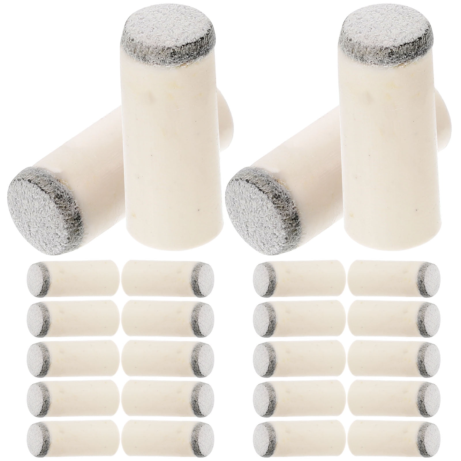 Billiard Cue Accessory Leather Pool Stick Tips Plastic Replacements ...