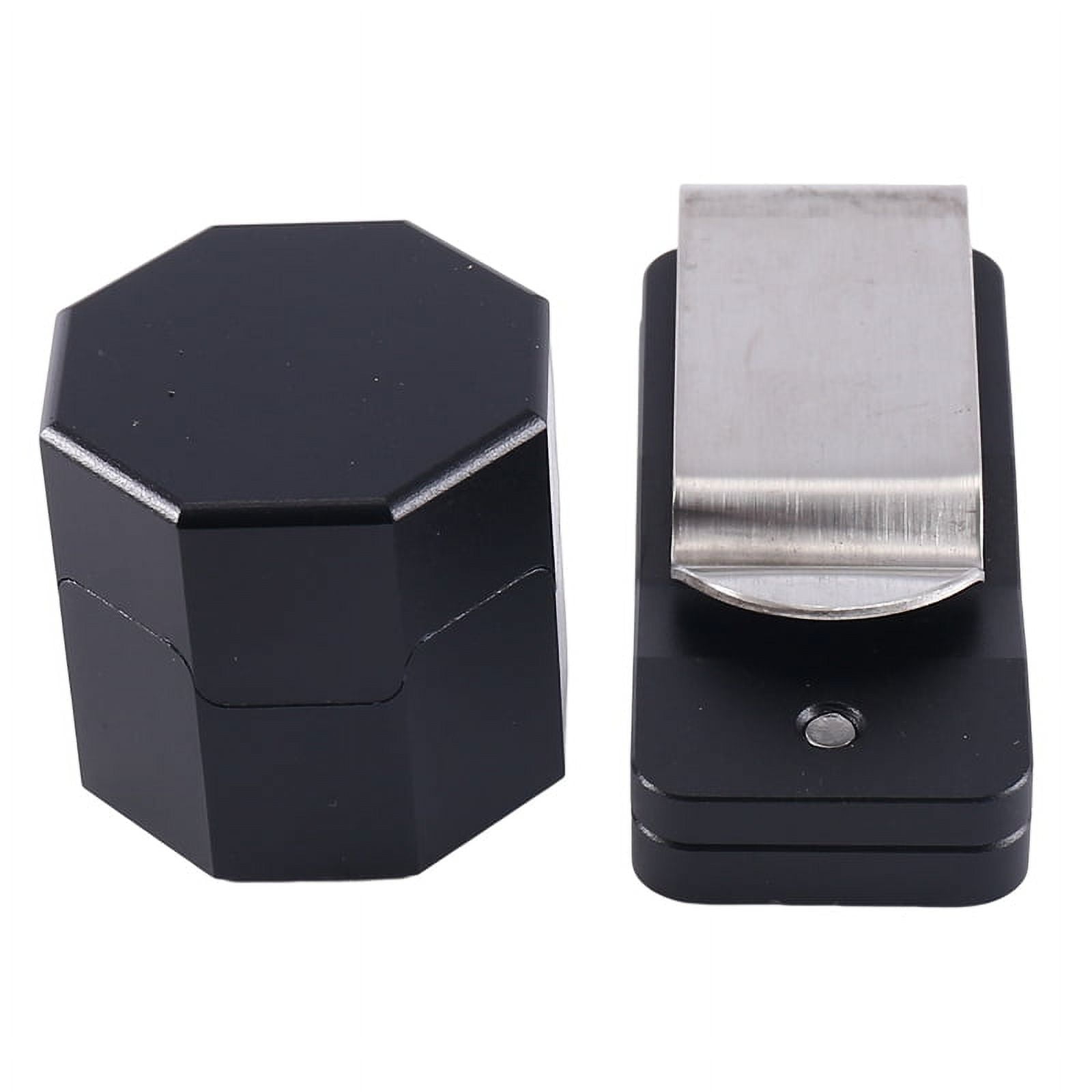 Billiard Cue Chalk Case, Magnetic Wear Resistance Octagon Pool Cue ...