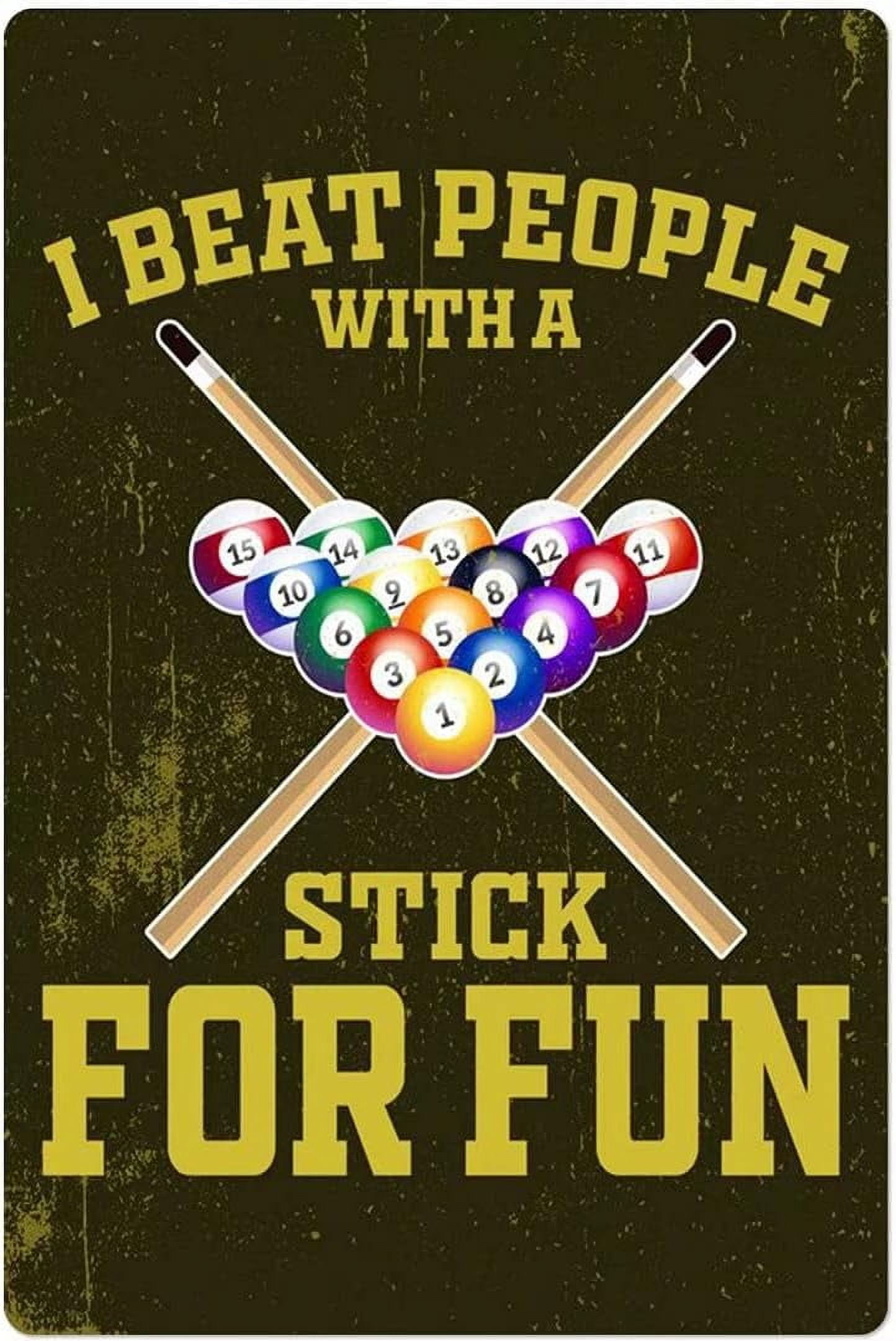 Billiard Diamond Art Kits for Adults Beginners I Beat People With A ...