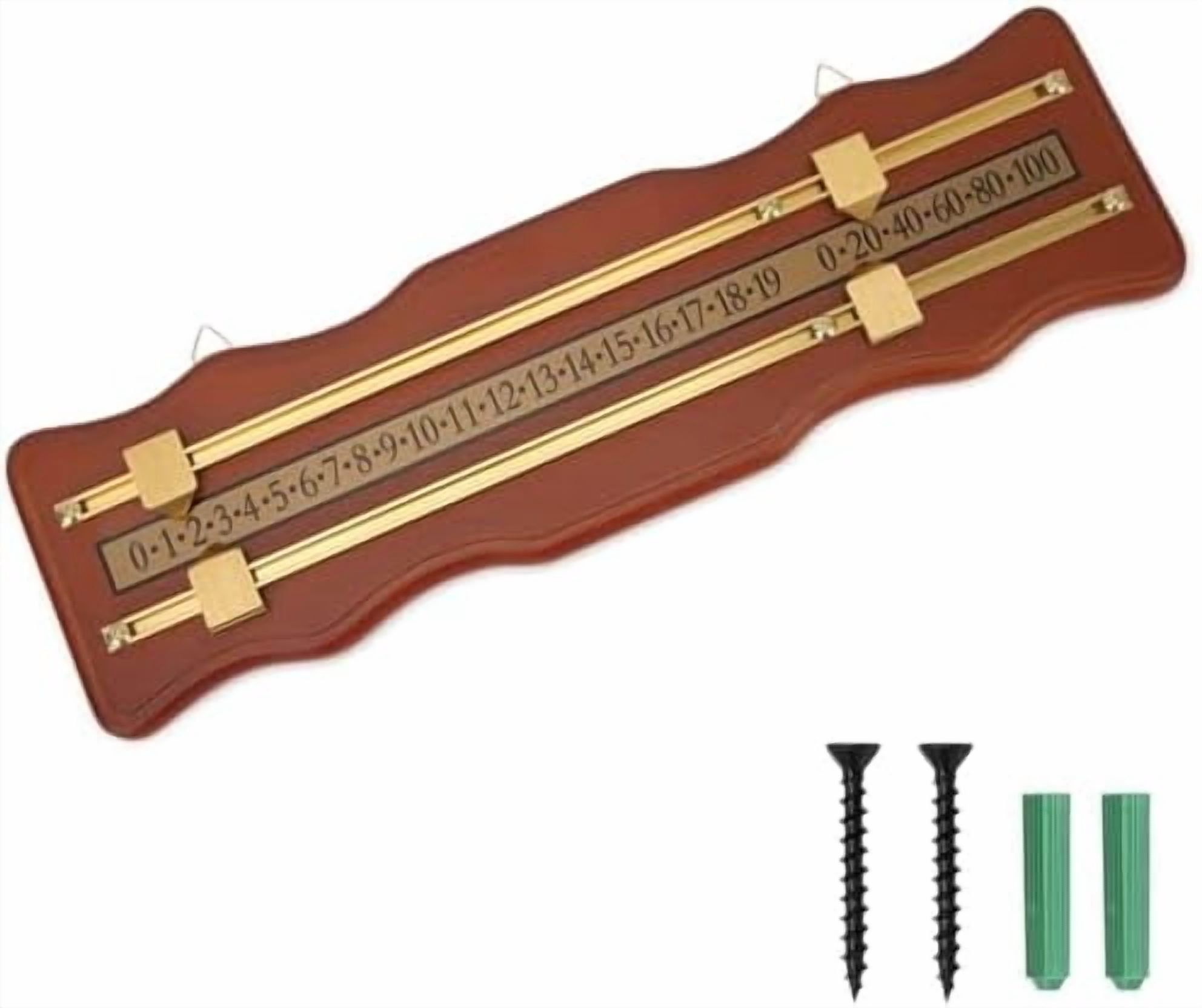 Billiard Game Scorer, 2 Track Wavy Billiard Score Board Medium Density ...