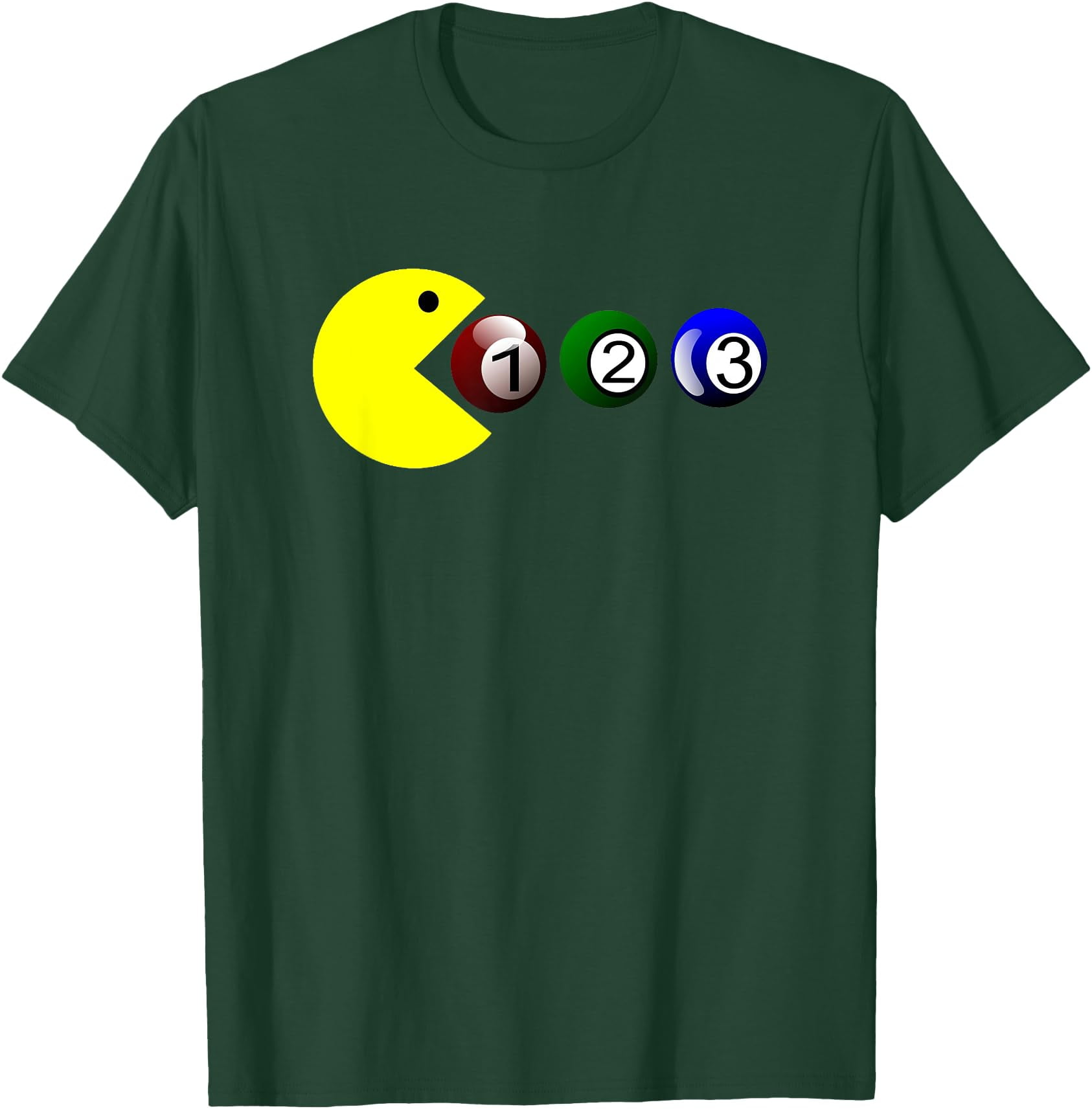 Billiard Pool Ball - Funny Billiards Player Lover Tee T-Shirt,Purple ...