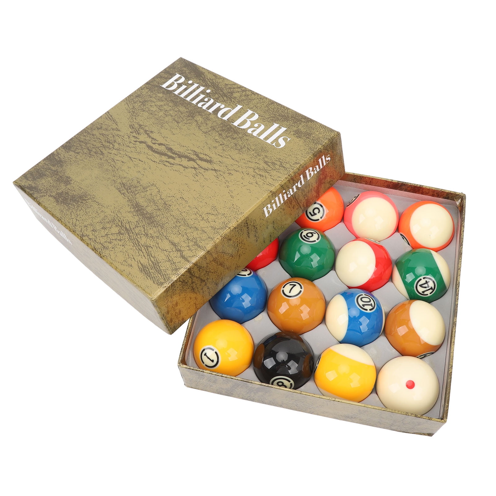 Billiard Pool Balls, Clear Numbering Pool Ball Optimized Rotation And ...