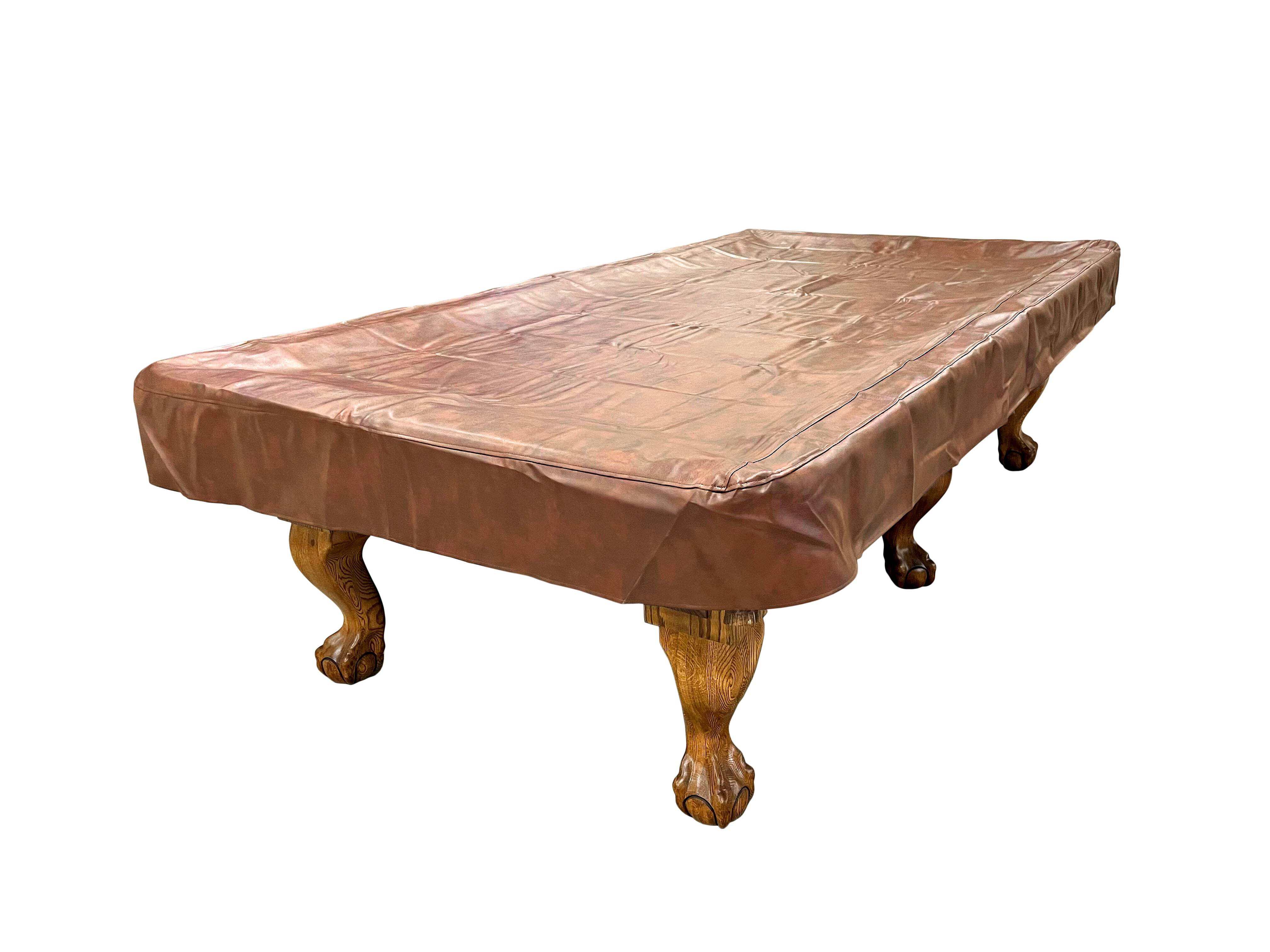 Billiard Table Cover, 7-Feet Brown Heavy Duty PVC - Walmart.com