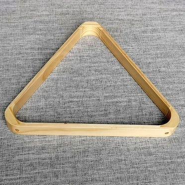 GSE Games & Sports Expert 2-Tone Solid Wood Billiard Ball Rack. 8-Ball ...