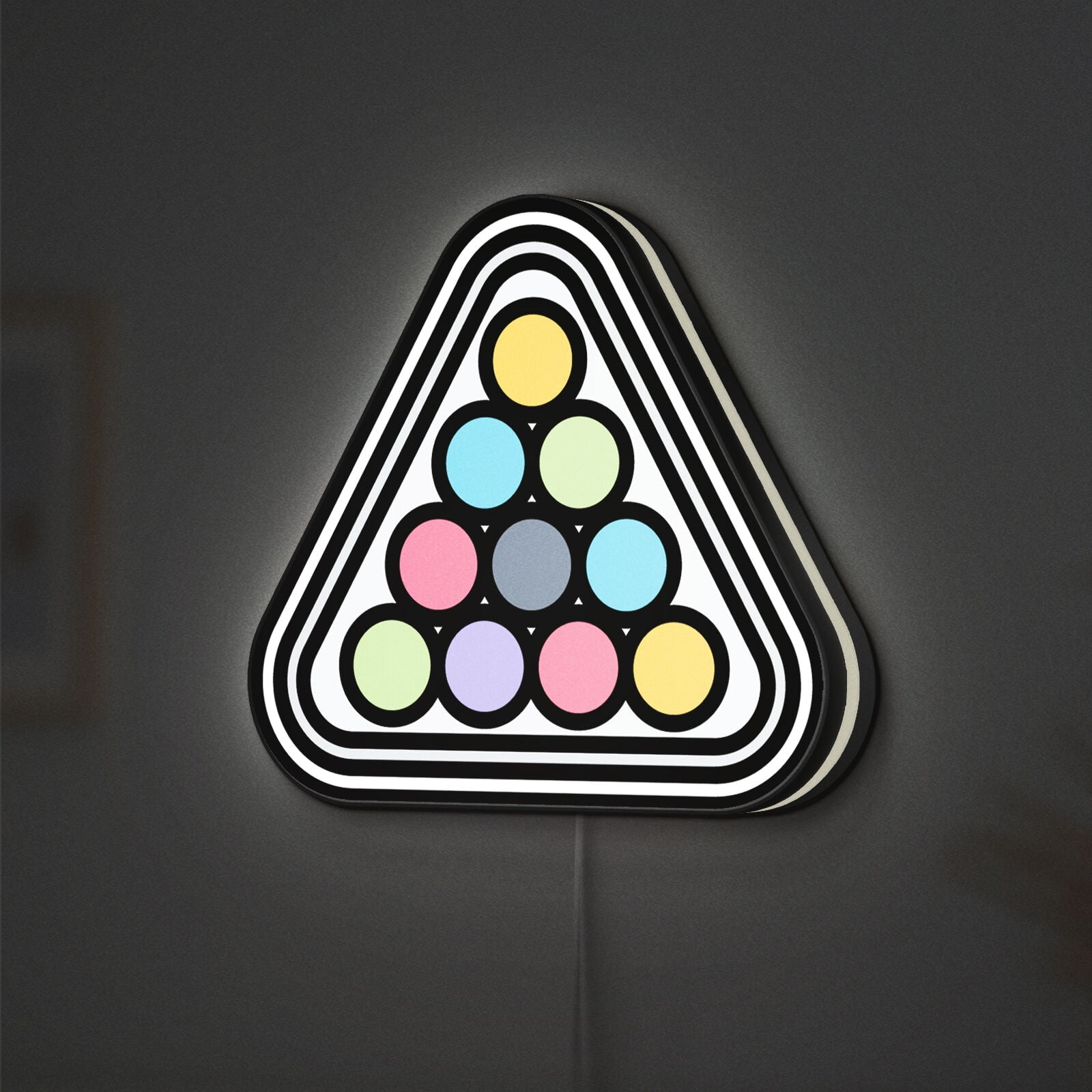 Billiards 3D Novelty Light Box with Cue Ball and Pool Table Design ...