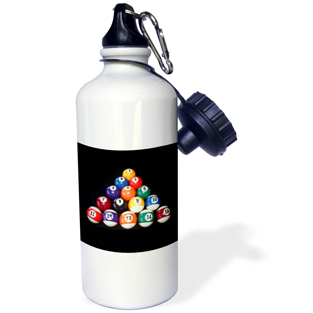 Billiards Balls Pool 21 oz Sports Water Bottle wb-3317-1 - Walmart.com
