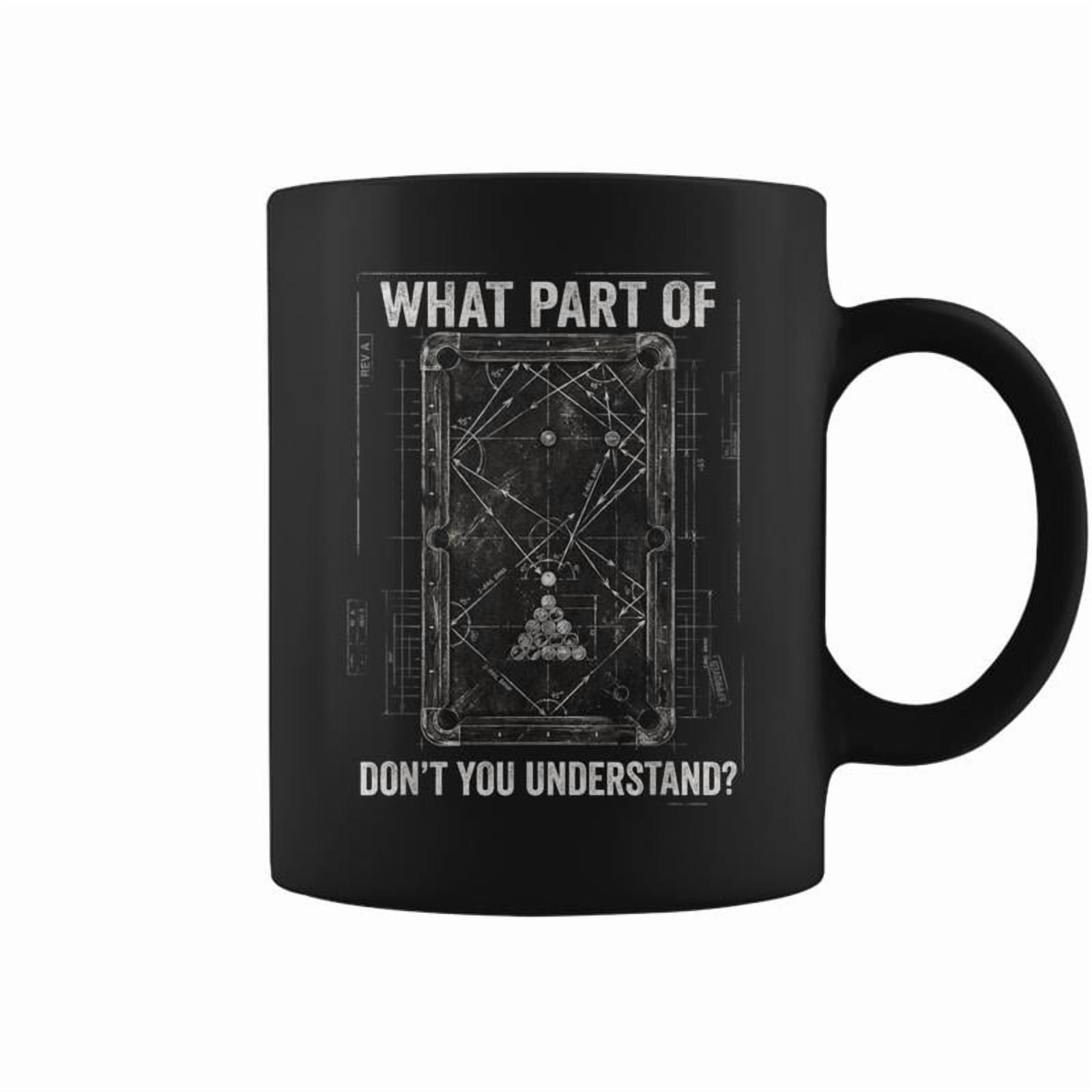 Billiards Blueprint Pool Table Cue Sports Humor Coffee Mugs - Walmart.com