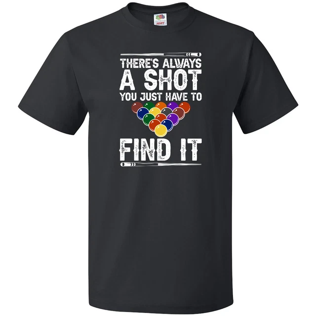 Billiards Game Pool Player T-Shirt Ball Apparel Clothing Mens S-5XL ...