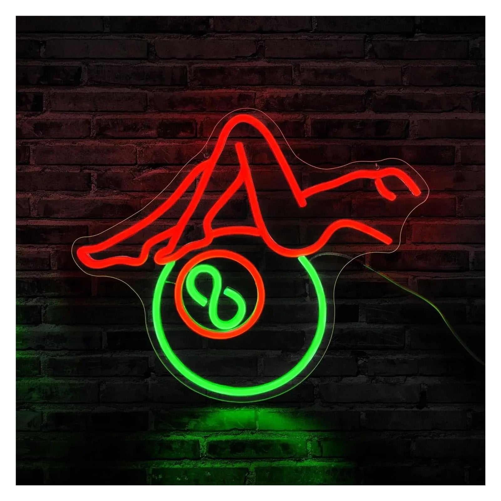 Billiards Neon Sign Lady LED Light Brightness Adjustable Wall Decor USB ...