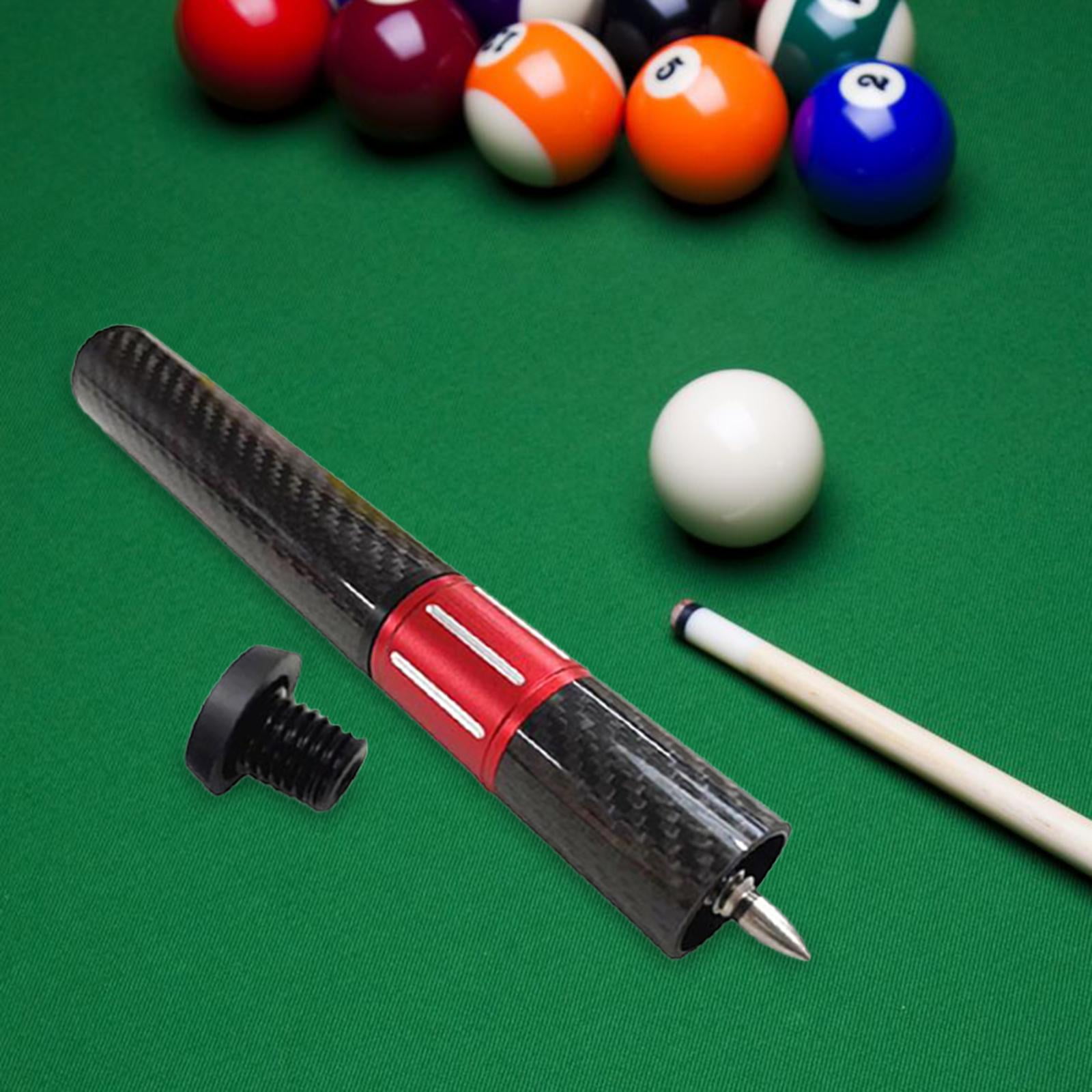 Billiards Pool Cue Extension with End Cap Lightweight Cue Extended Cue ...