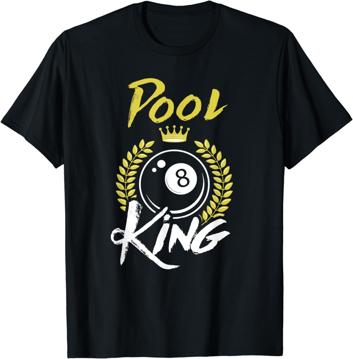 Billiards Pool King Shirt Funny Billiards Sport Pool Player T-Shirt - Walmart.com
