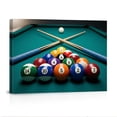 Billiards Pool Table With Crossed Cues Game Room For Man Cave Bar Home ...