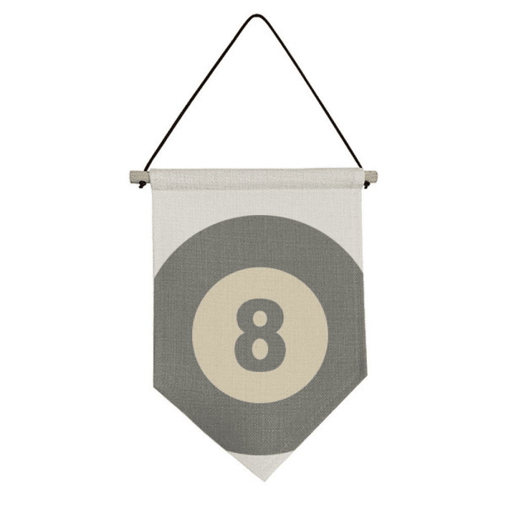 Billiards Sport Simple Geometry Pattern Canvas Flag Hanging Wall Art ...