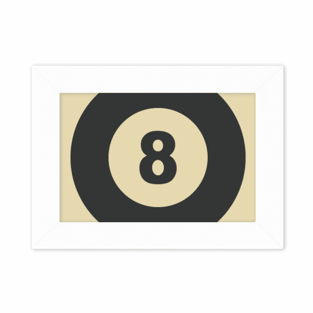 Billiards Sport Simple Geometry Pattern Photo Mount Frame Picture Art ...