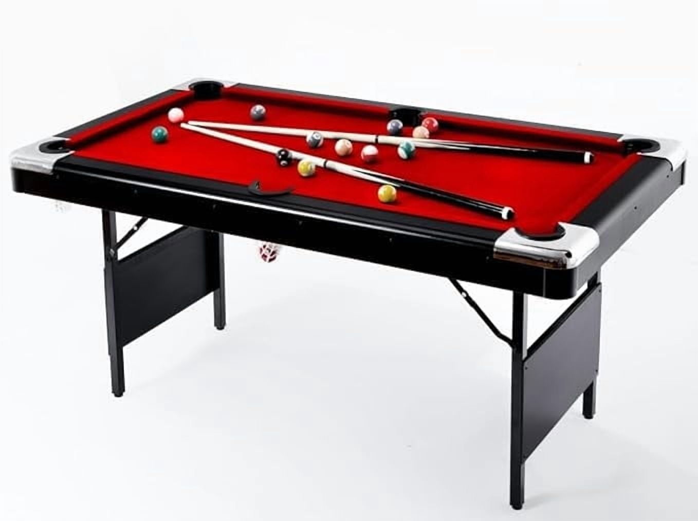 Billiards Table, Portable Pool Table, Foldable Billiard Table Set ...