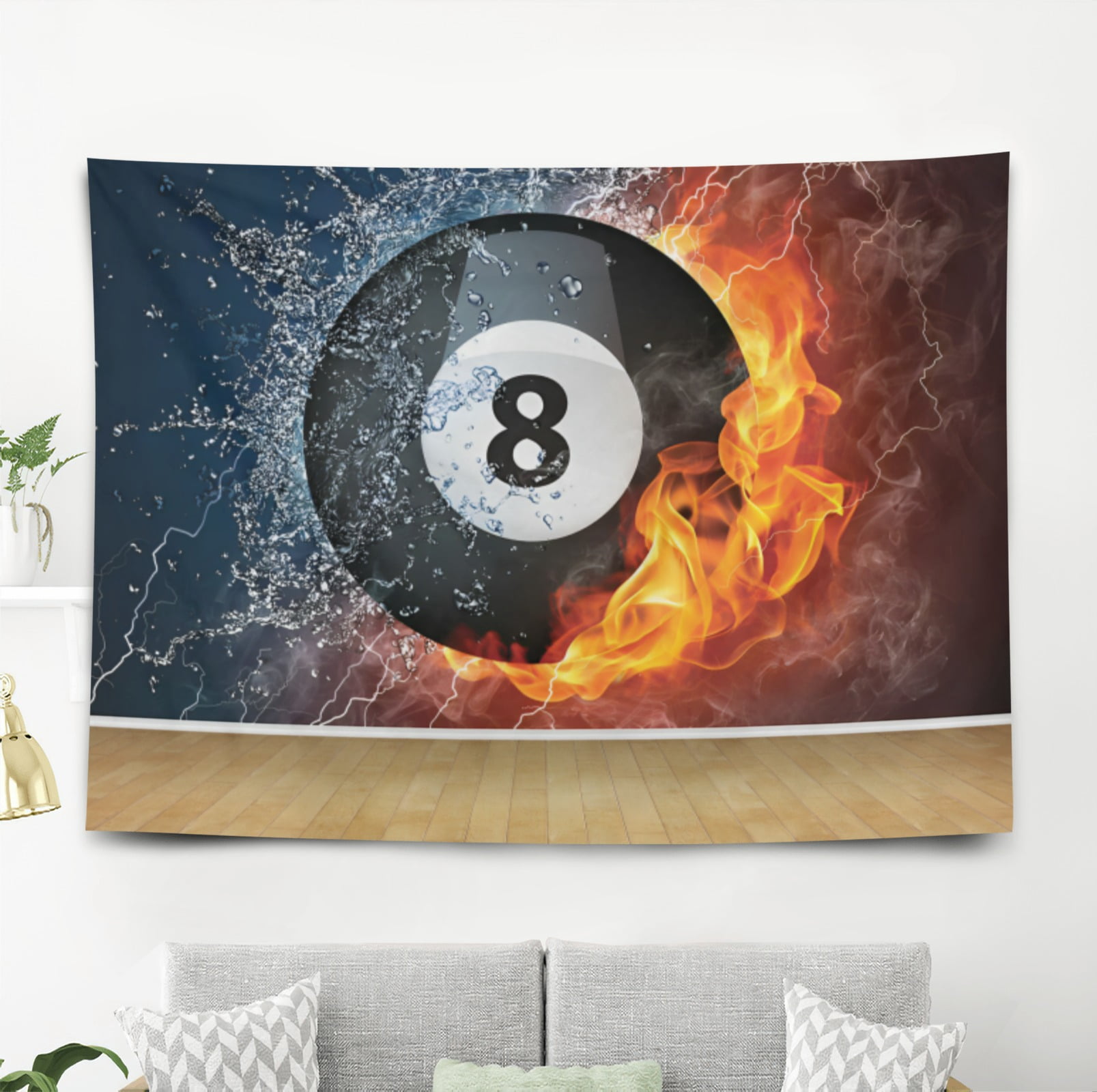 Billiards Tapestry Gift Wall Hanging Backdrop for Room Bedroom Girls Or ...