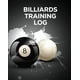 Billiards Training Log : Every Pool Player Pocket Billiards Practicing ...