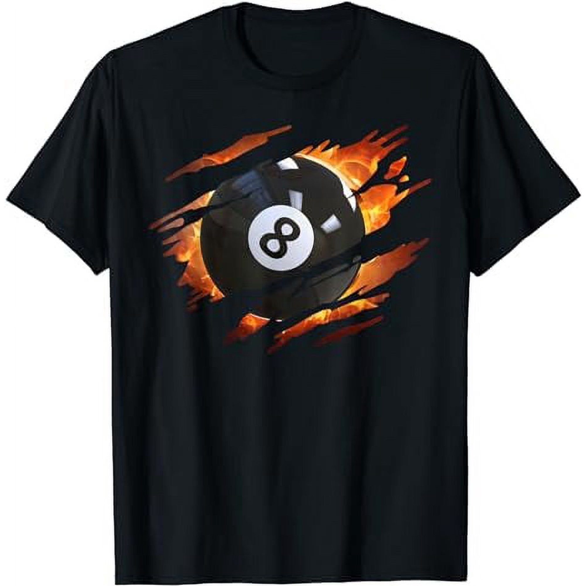 Billiards Tshirts Men 8 Ball Pool Tshirts Pool League T-Shirt - Walmart.com