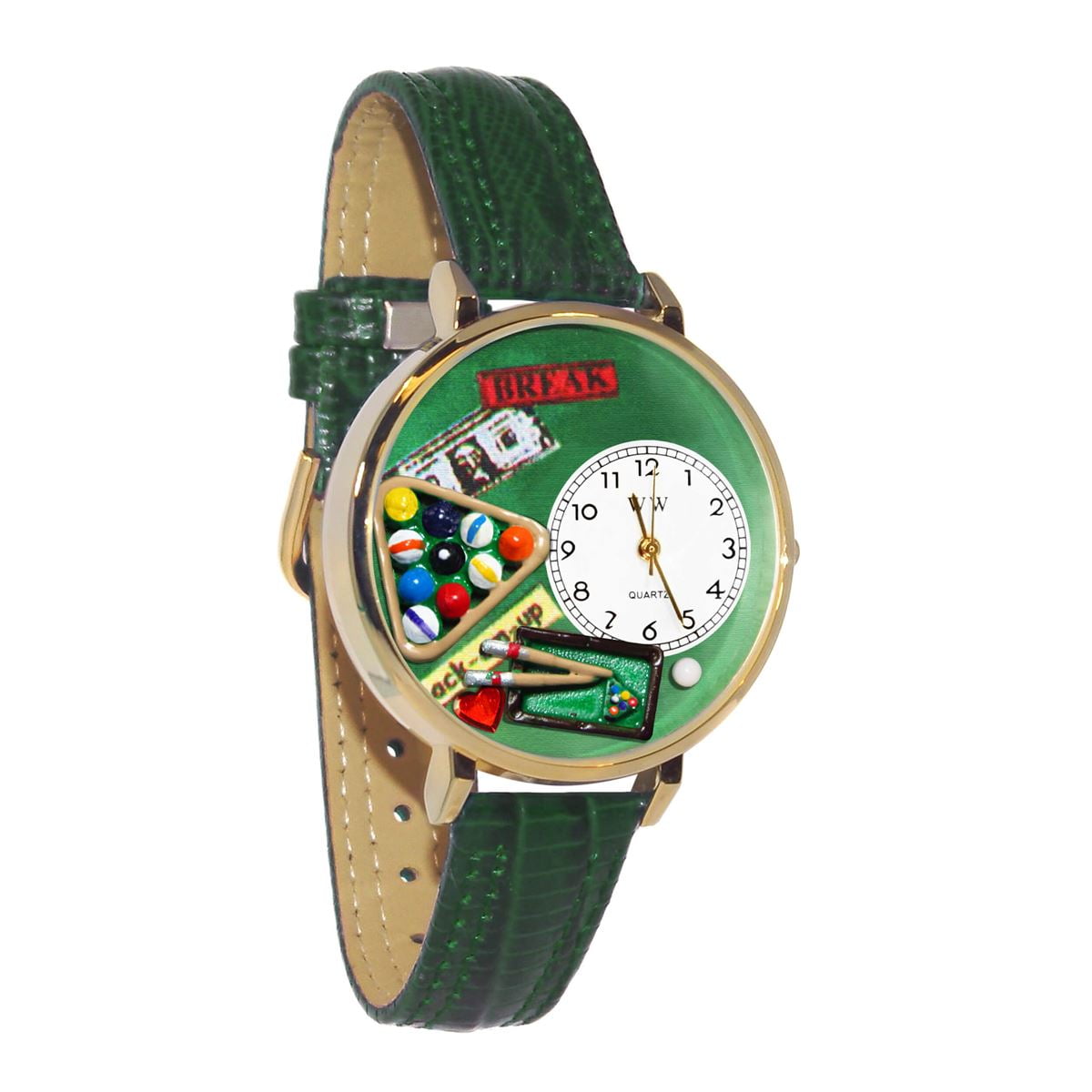 Billiards Watch in Gold (Large) - Walmart.com