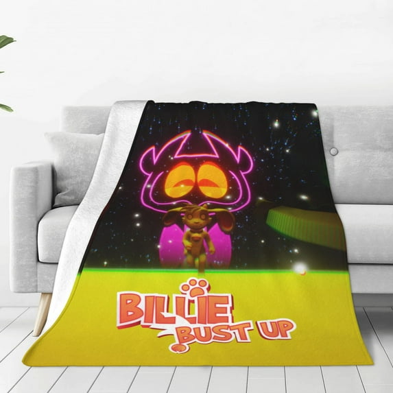Billie Bust Up Throw Blanket Couch Bed Sofa Soft Lightweight Warm Cozy ...