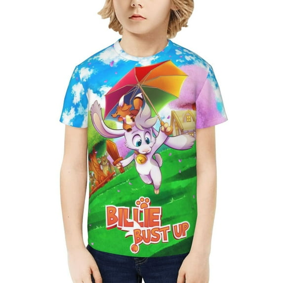 Billie Bust Up Kids T-Shirt 3d Printed Graphic T-Shirts Boys And Girls ...