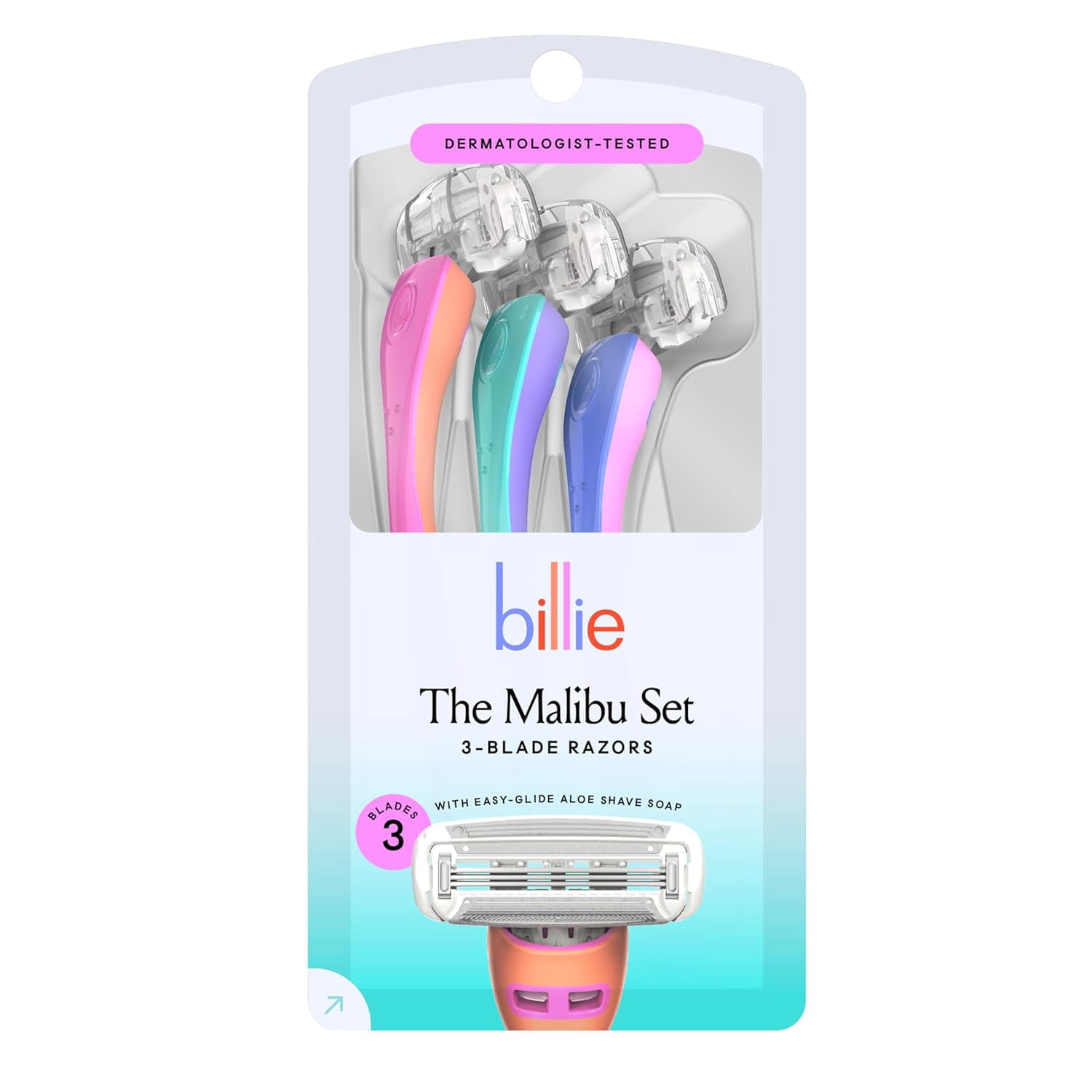 Billie Disposable Razors for Women - The Malibu Set - Walmart.com