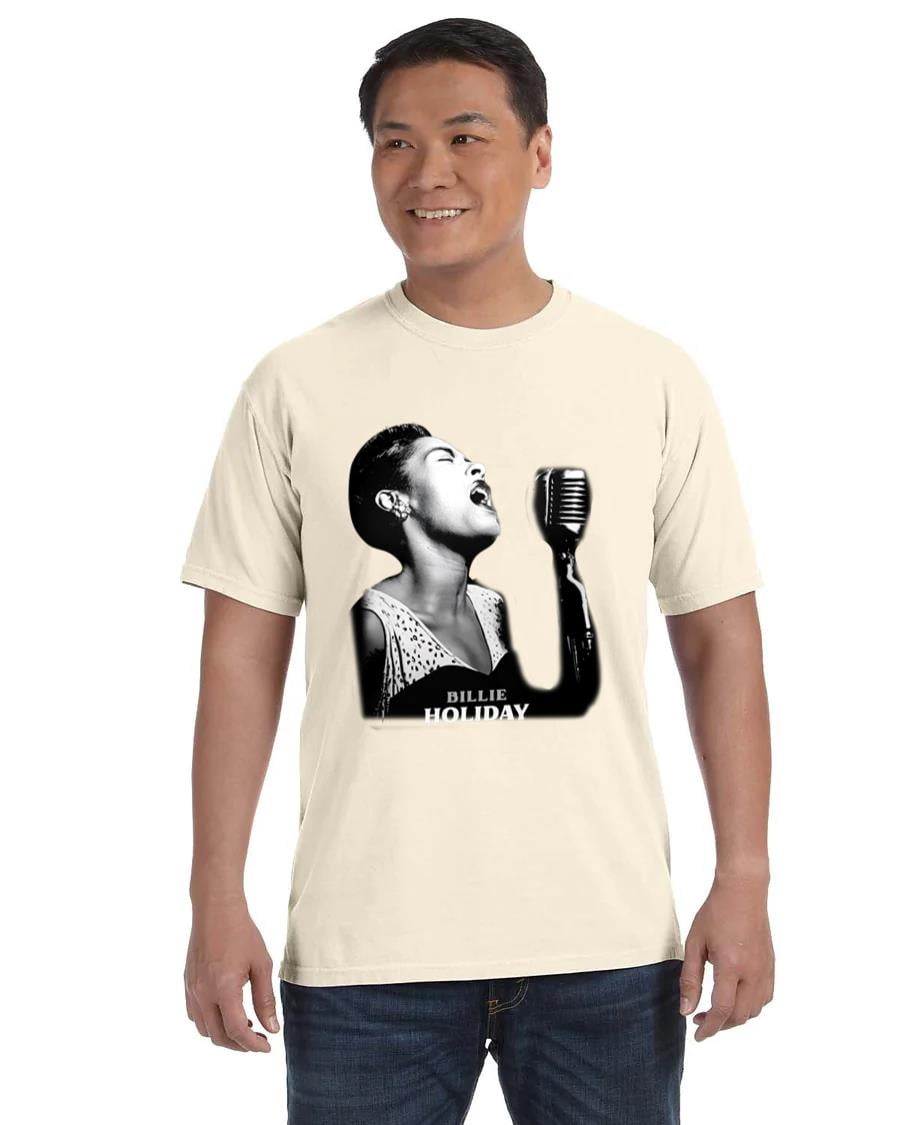 Billie Holiday Jazz Singer Gift T-COMFORT COLOR T-SHIRT, for men ...